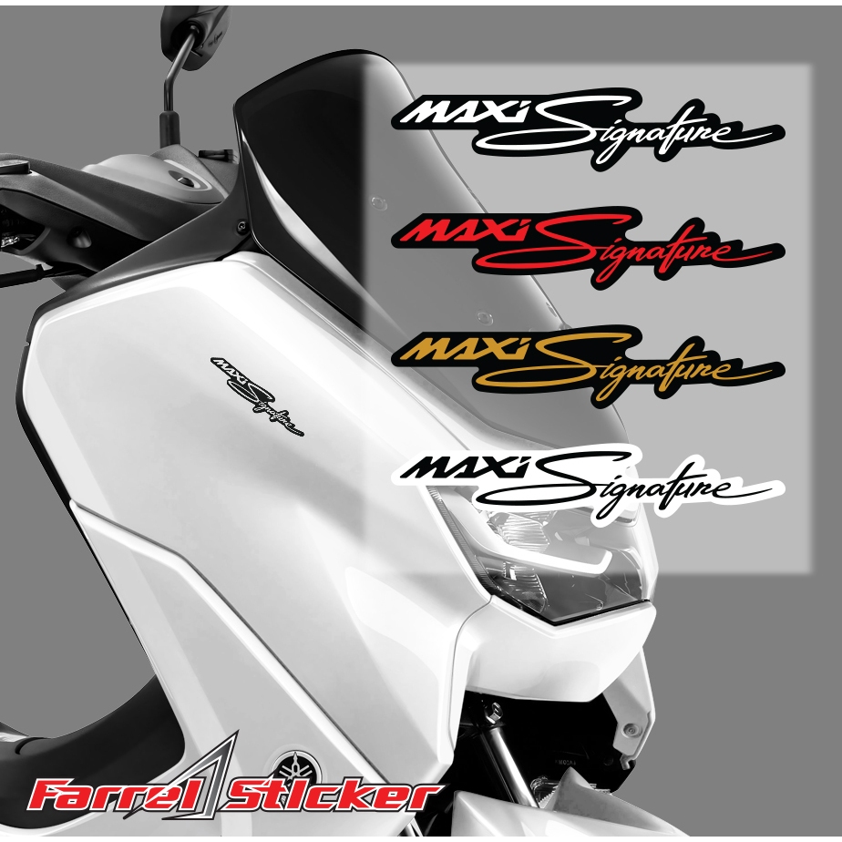Maxi Signature NMAX, XMAX, LEXI stickers | Shopee Philippines
