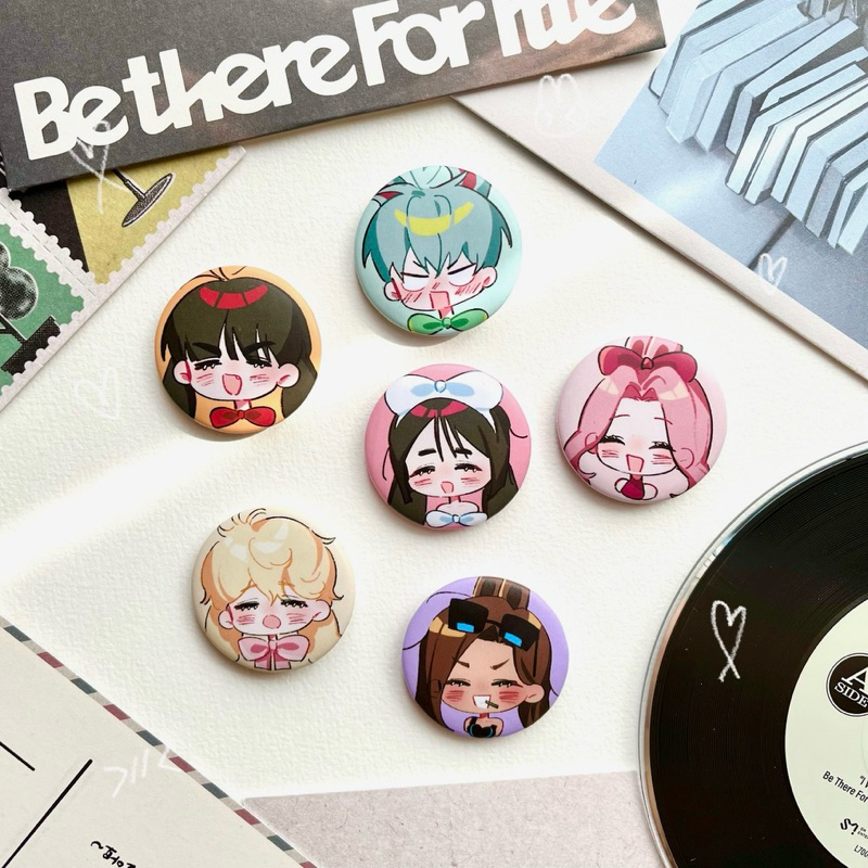 Alien Stage Bunny Pins (Ivan, Till, Mizi, Sua, Wounds, Hyuna) | Shopee ...
