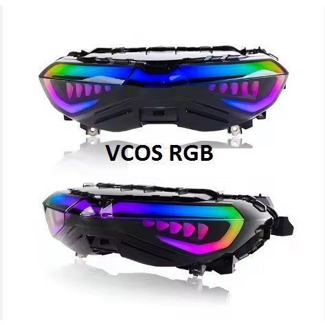 Vcos rgb new nmax stop lamp lazy rgb pnp rear brake light | Shopee ...