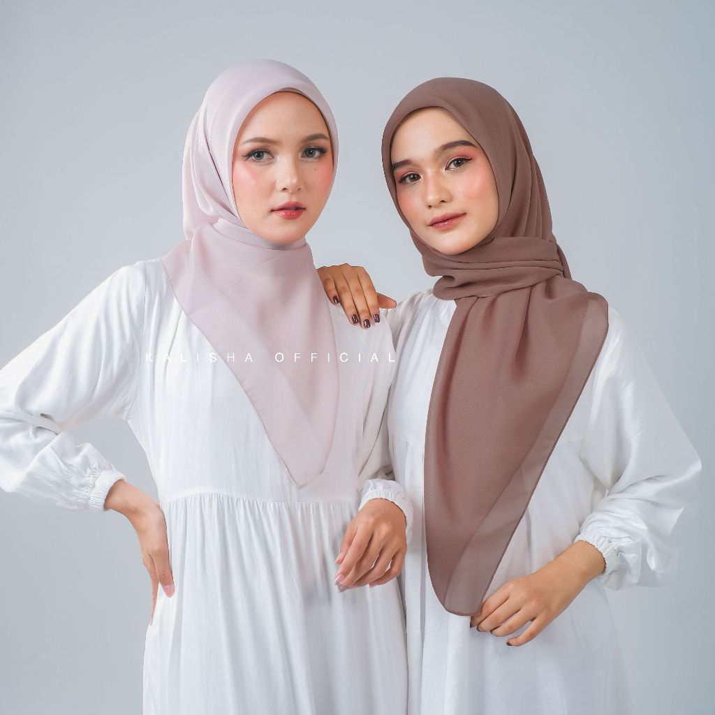 Premium Bella Square Hijab Rectangular Hijab Daily Hijab Plain Square ...