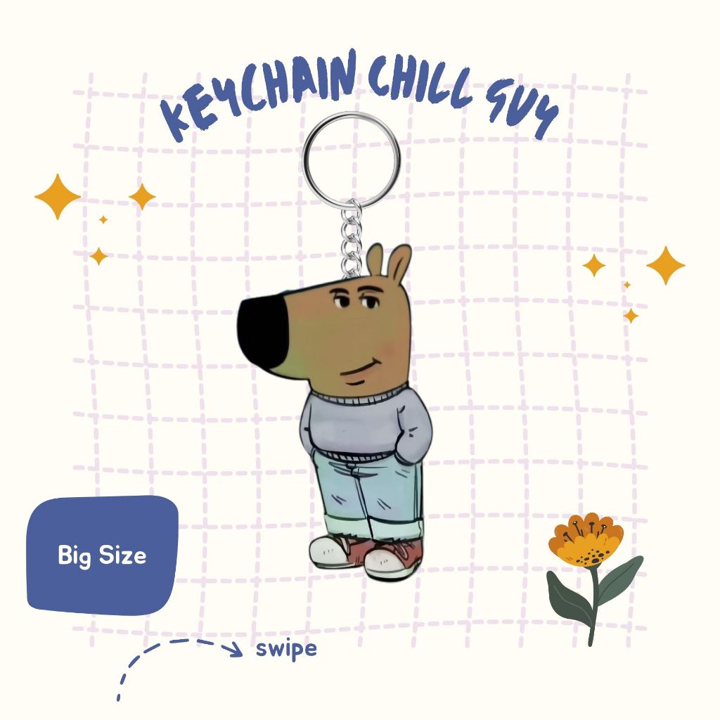 GANTUNGAN Chill GUY KEYCHAIN | Shopee Philippines