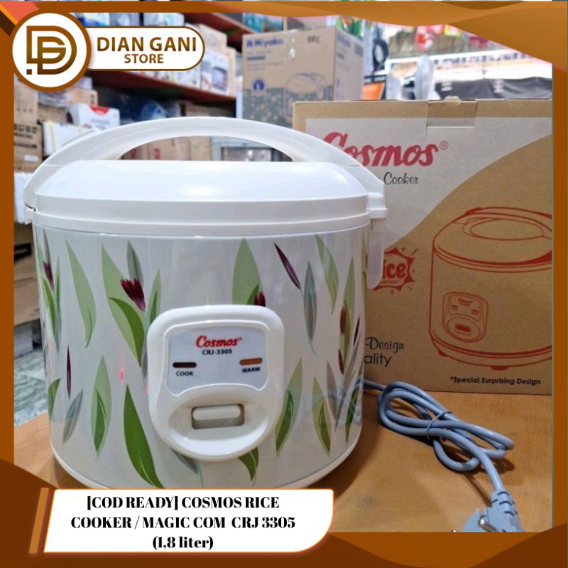 Cosmos RICE COOKER / MAGIC COM CRJ 3305 (1,8 liters) | Shopee Philippines