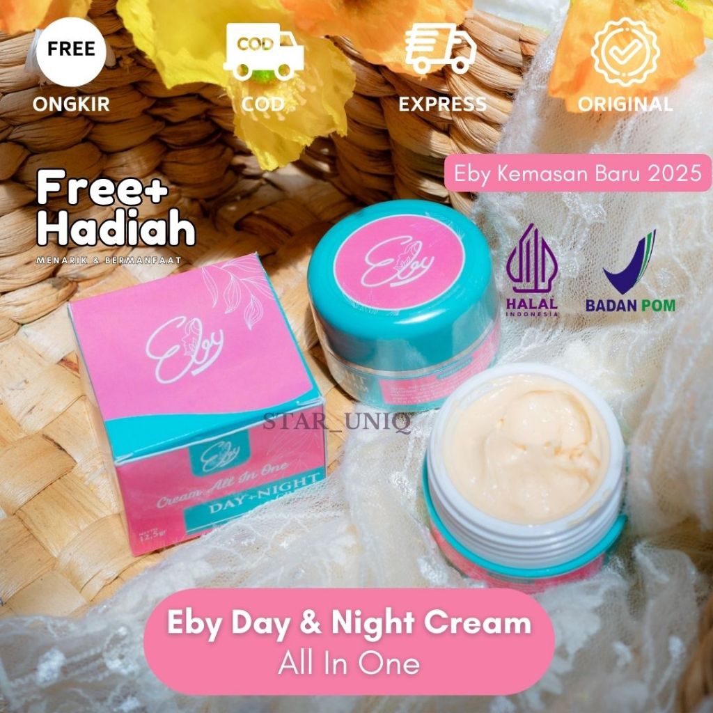 Eby Eliza Beauty Cream Original All In One Day Night New Packaging Bpom ...