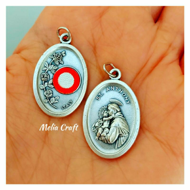 Relikui St Antonius Padua Medal - St Anthony Relic Medal - Third Class ...