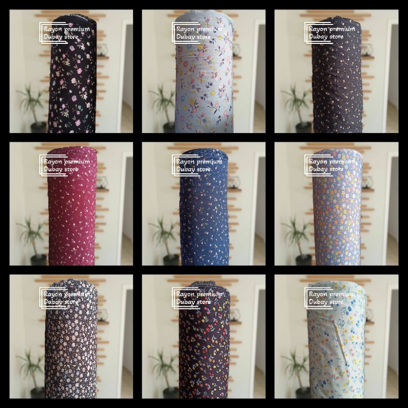 Latest CHOICE OF MOTIF PREMIUM RAYON FABRIC (price stated is 50cm ...