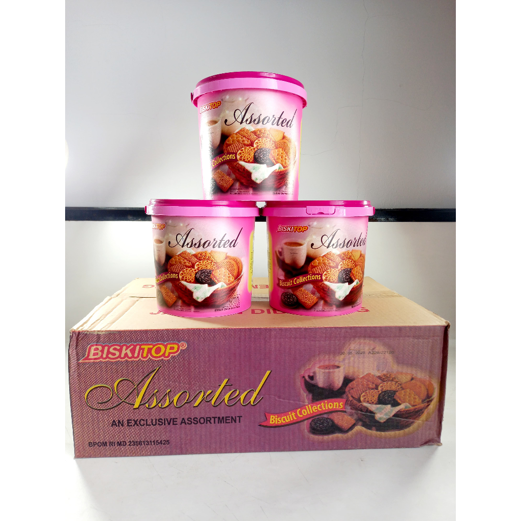 Biskitop PLASTIC BUCKET PACKAGING PRICE 1PCS 5 VARIANTS CRISPY FLAVOR ...