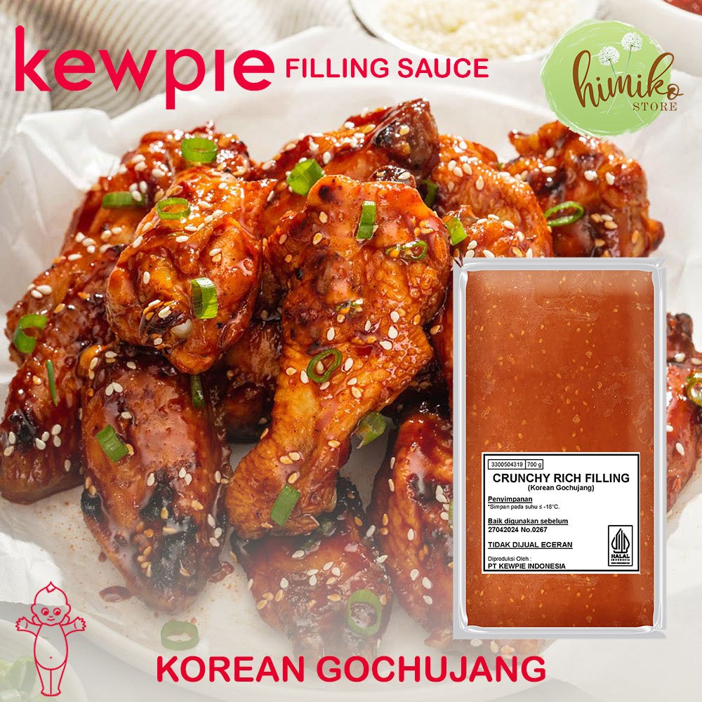 Kewpie Korean Gochujang CRUNCHY RICH FILLING Restaurant Packaging 700 ...