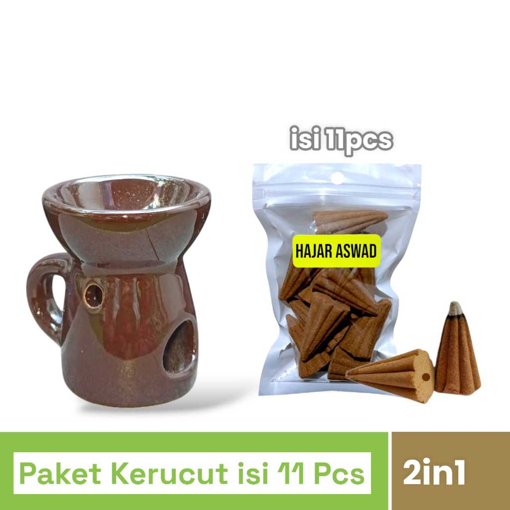 2 in 1 Prapen Mini + Bukhur Cone Package contains 11 Air Freshener ...