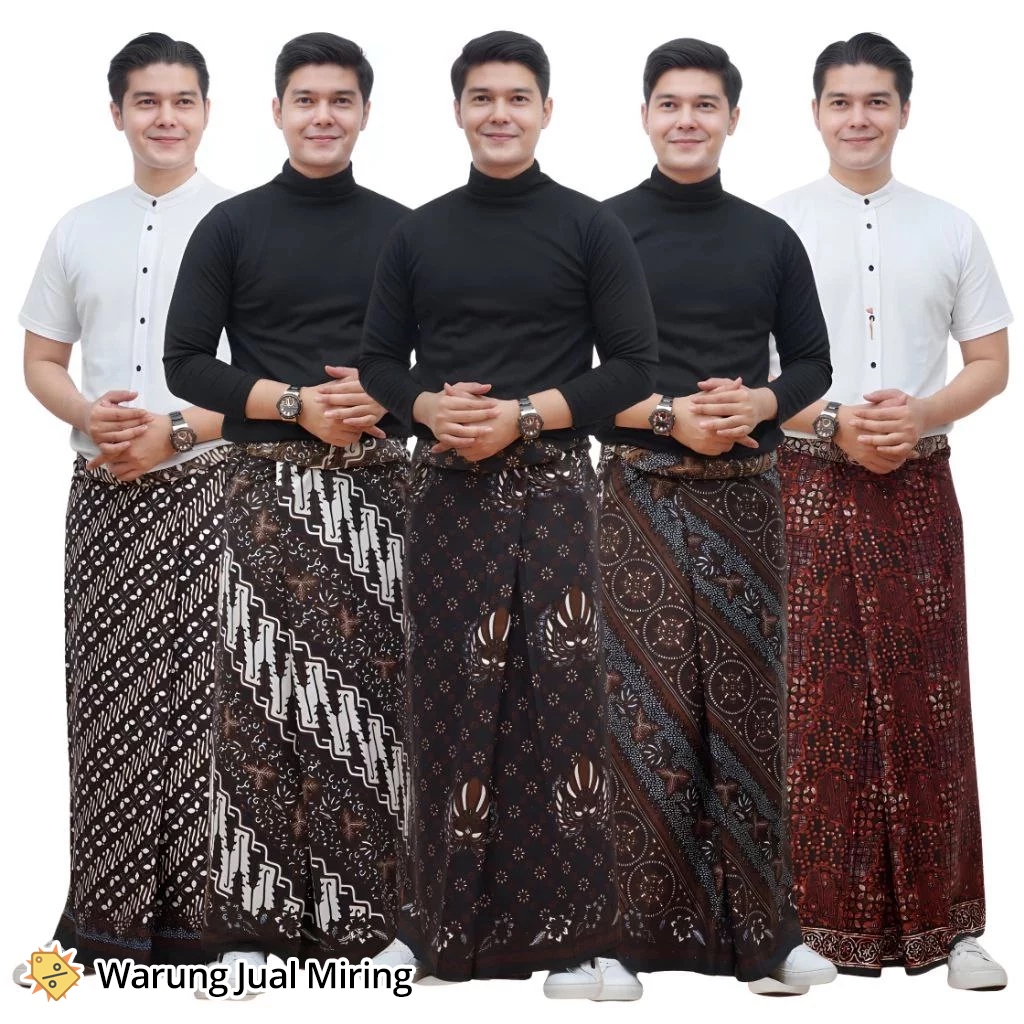 Men's Santri Batik Sarong Gus Iqdam Adult Pekalongan Java Motif Men's ...