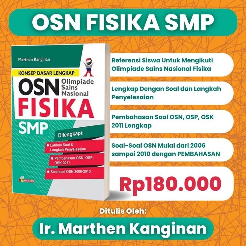 Complete Basic Concept Book OSN/KSN/Olimpiade Physics SMP | Shopee ...