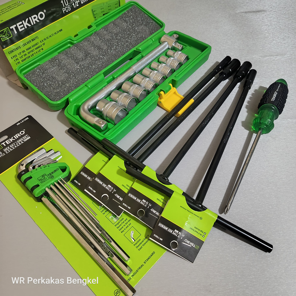 Tekiro Workshop Key Package 1 Complete Set Shock Wrench Set 8-24Mm + T ...