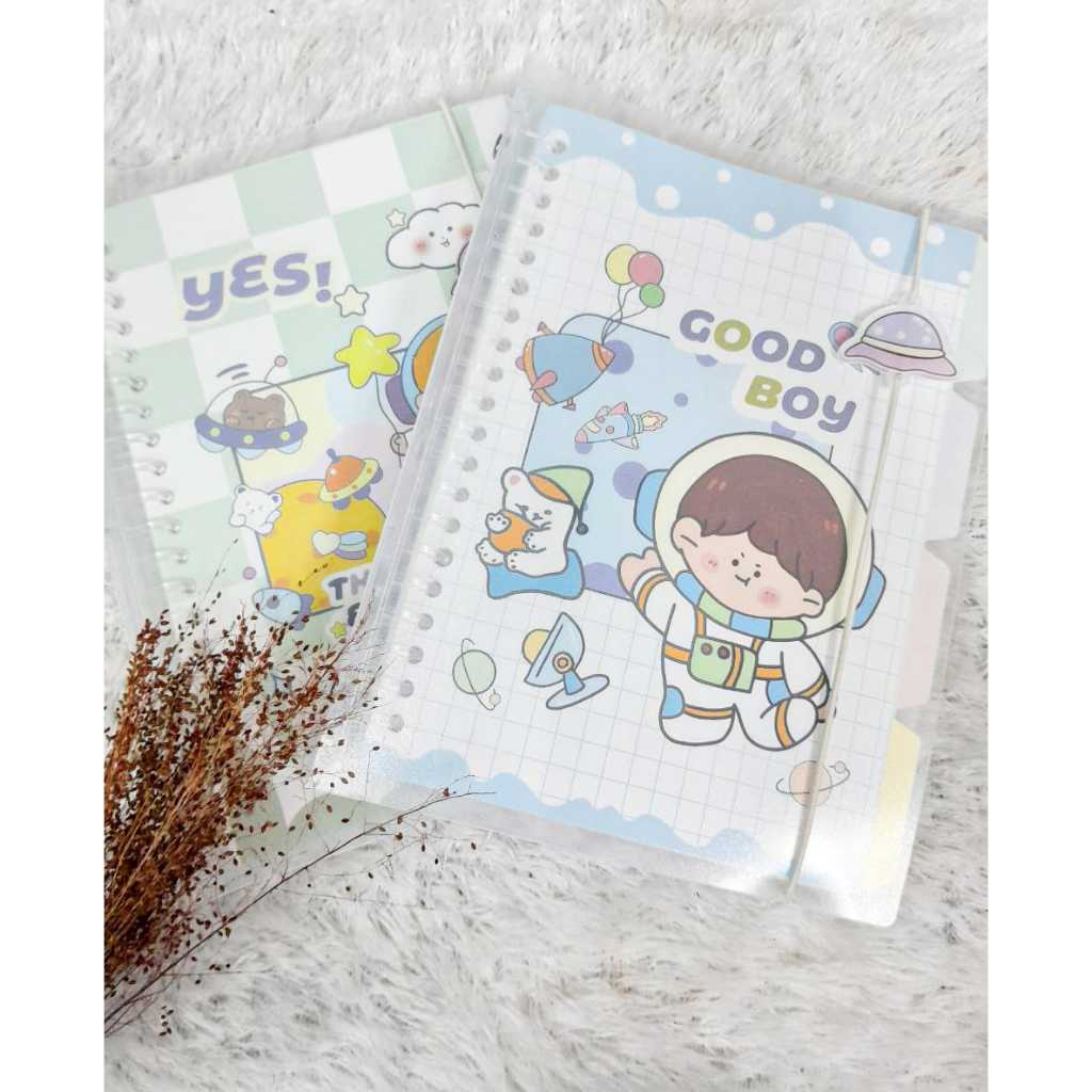 Wengu A5 Tansparant Binder Folder - Binder Note Plus Loose Leaf and ...