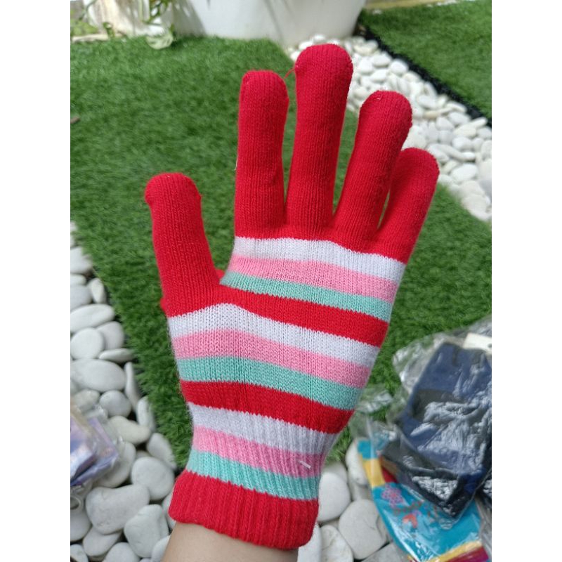 St009 - women's colored cloth gloves l premium women's gloves | Shopee ...