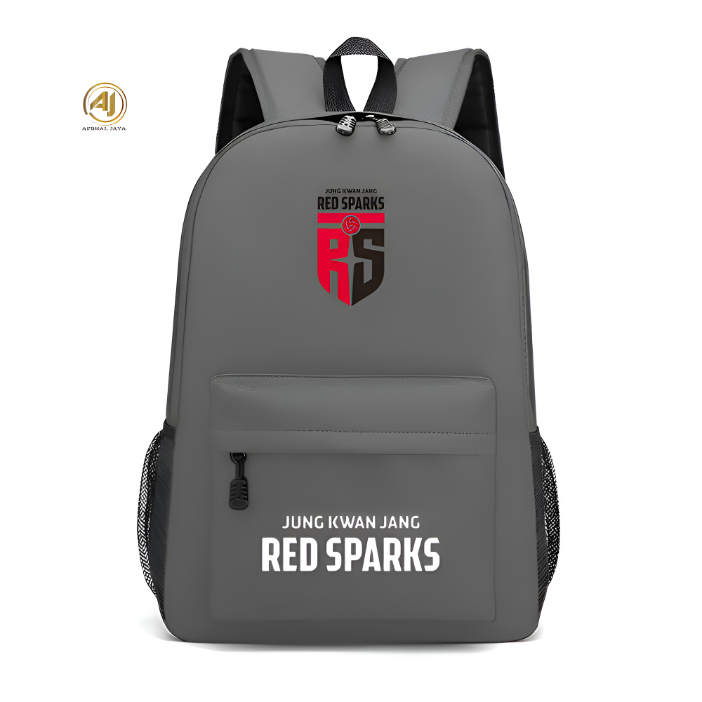 Jung Kwan Jang Latest Red Sparks Cordura Nylon School Backpack for ...