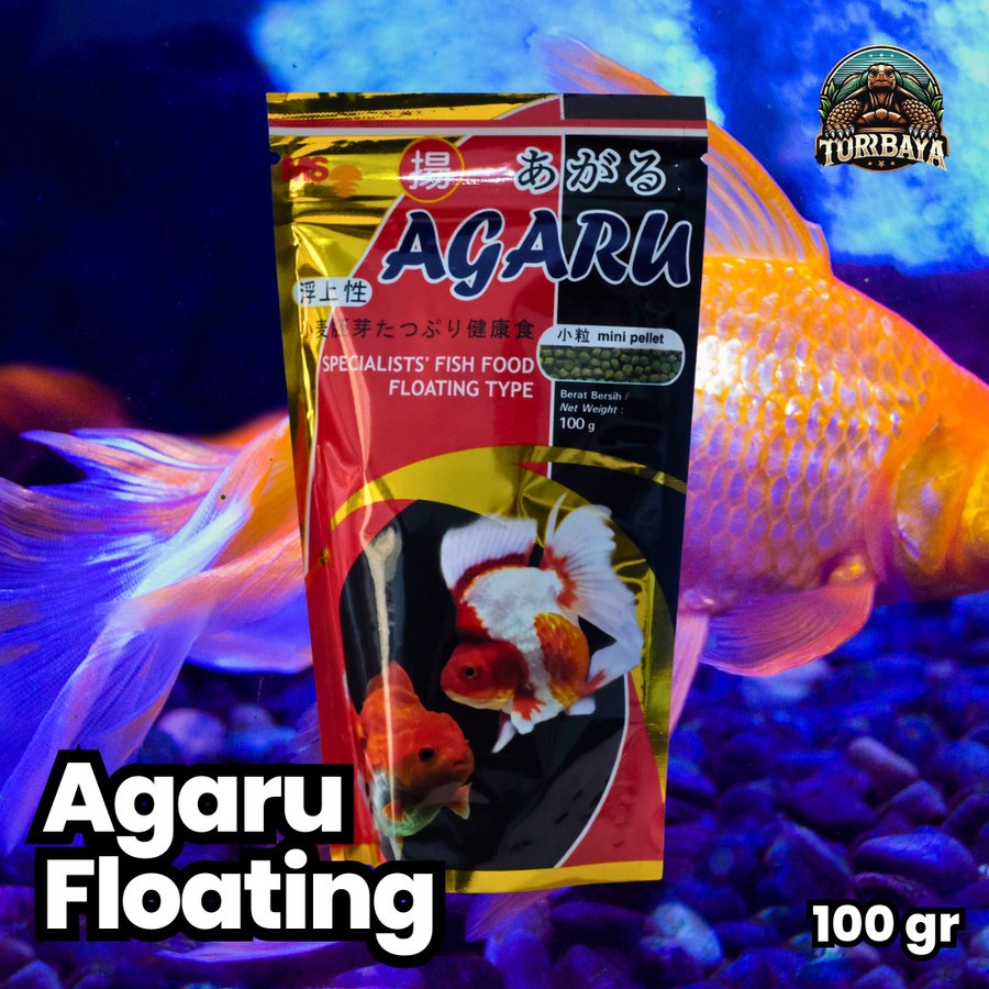 Koi Fish Food / Agaru Pellets / Fish Food Floating Type 100gr | Shopee ...