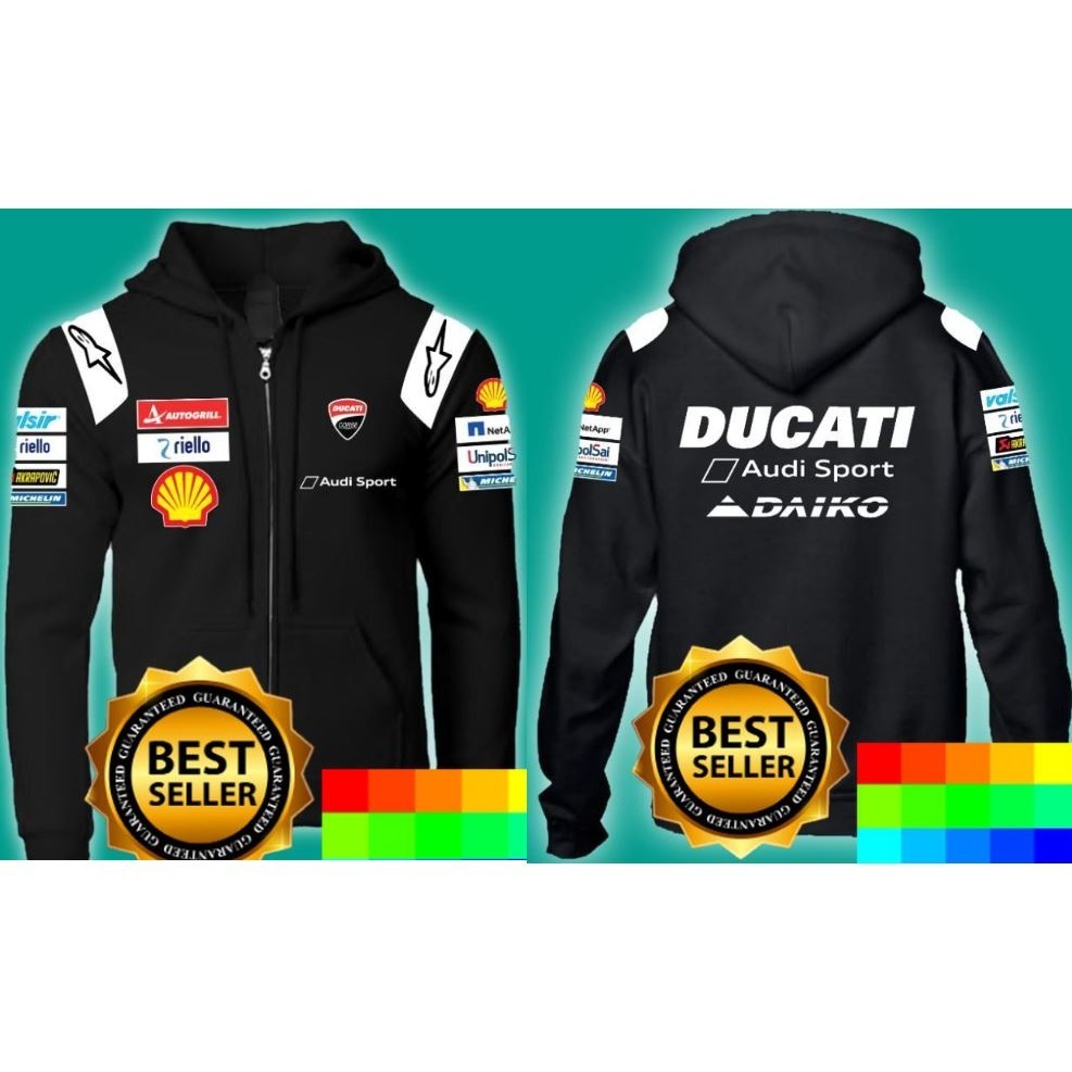Hoodie ZIP HOODIE DCT DAIKO MOTORSPORT / LOGO PRINT PREMIUM SCREEN ...
