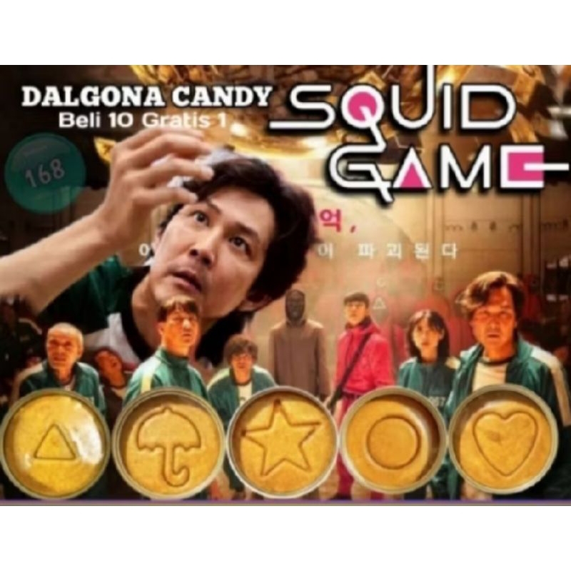 Dalgona Candy Squid Game Buy 10 Get 1 Free | Shopee Philippines