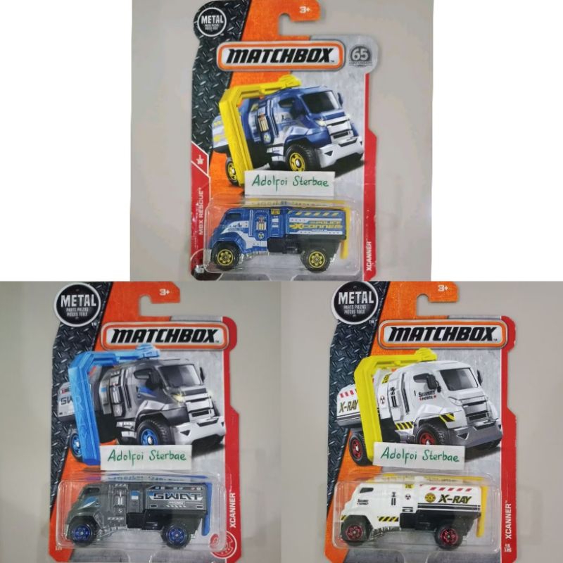 Matchbox xcanner x-ray security patrol mbx rescue 65 anniversary police ...