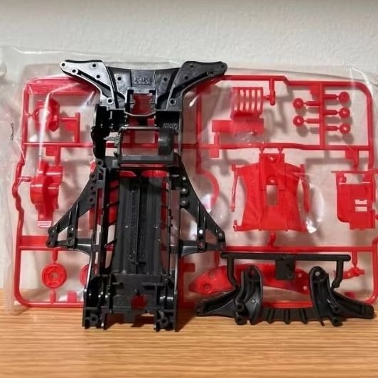 MERAH Chassis FMA ORIGINAL TAMIYA LOOSEKIT / SASIS FM-A SET (GRAY + RED ...