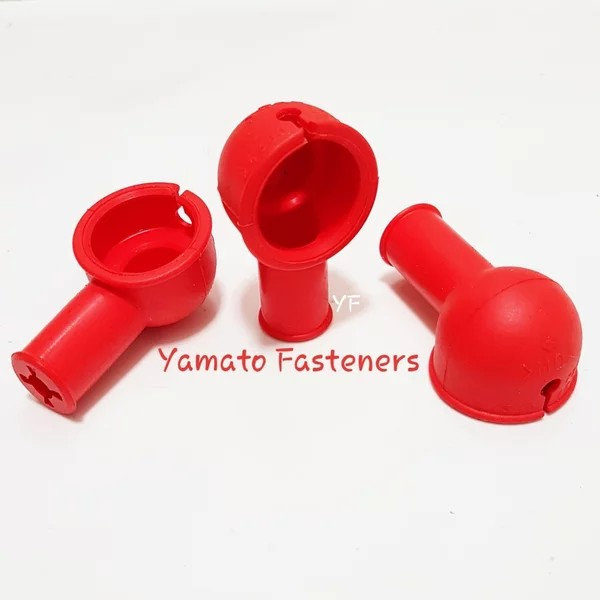 MERAH Nissan ALTERNATOR BOLT COVER. Red AMPER SKUN SAFETY BOOT RUBBER ...