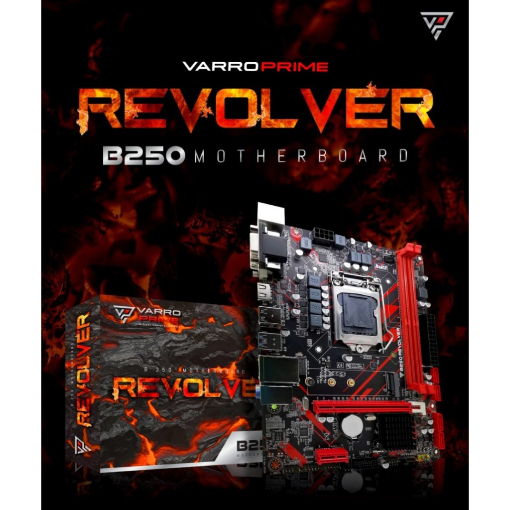 MOTHERBOARD GAMING B250 VARRO SUPPORT OFFICIAL NVME | Shopee Philippines