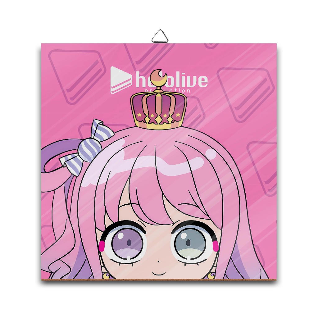 HIMEMORI LUNA vtuber anime wooden wall Poster ALTEKER - HOLOLIVE MDF ...