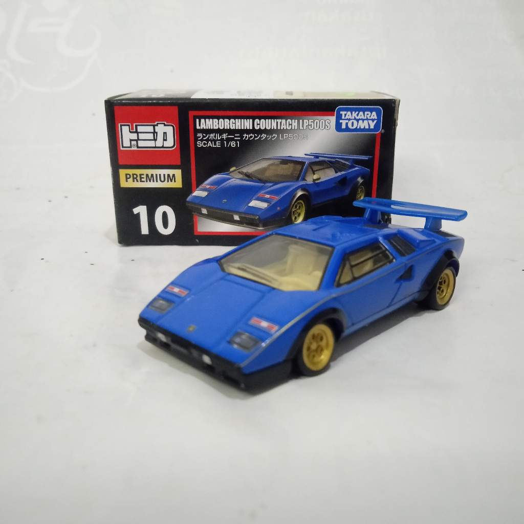 Tomica Premium 10 Lamborghini Countach LP500 Blue Takara Tomy -Unsealed ...