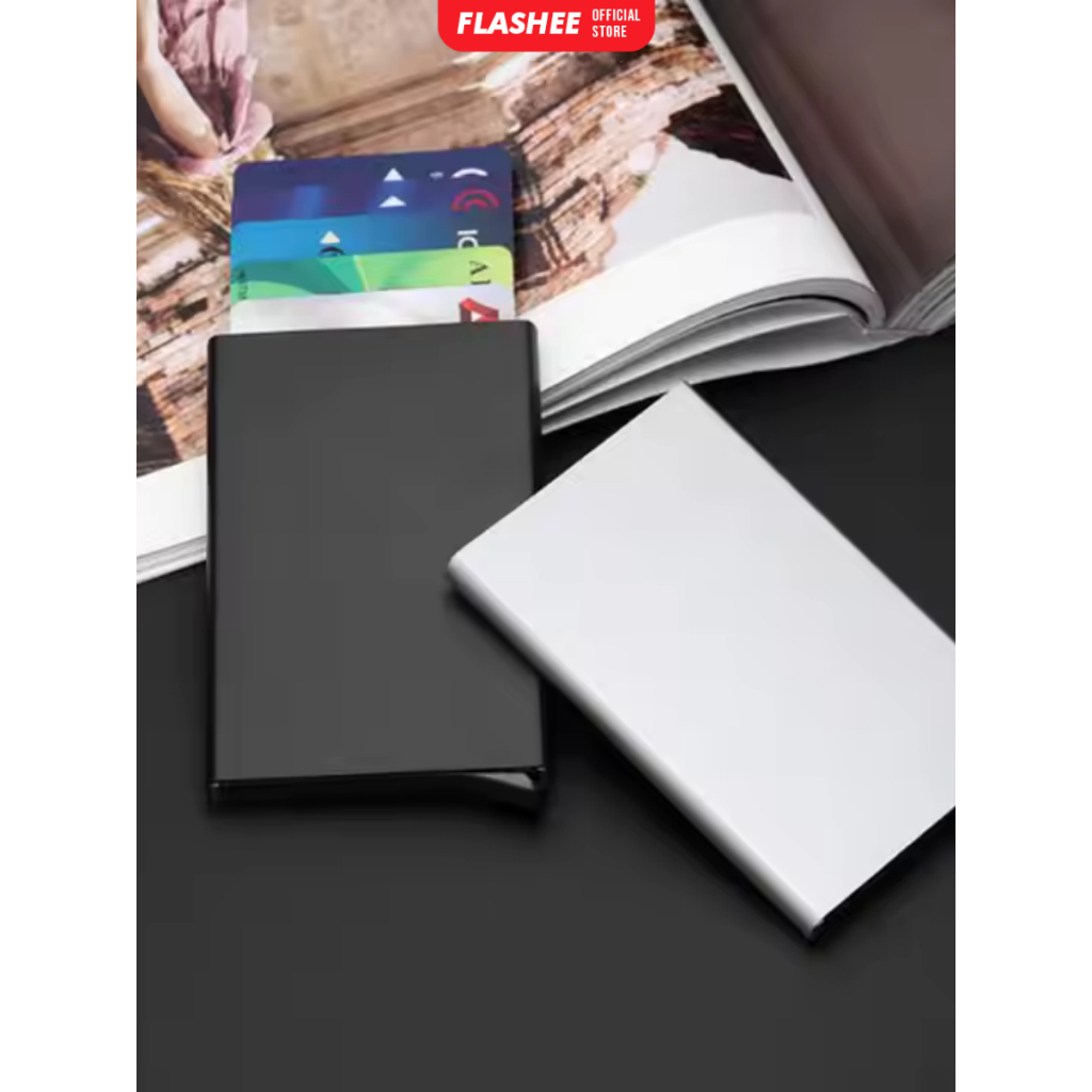 Flashee Card holder Automatic Card holder Card Wallet | Shopee Philippines