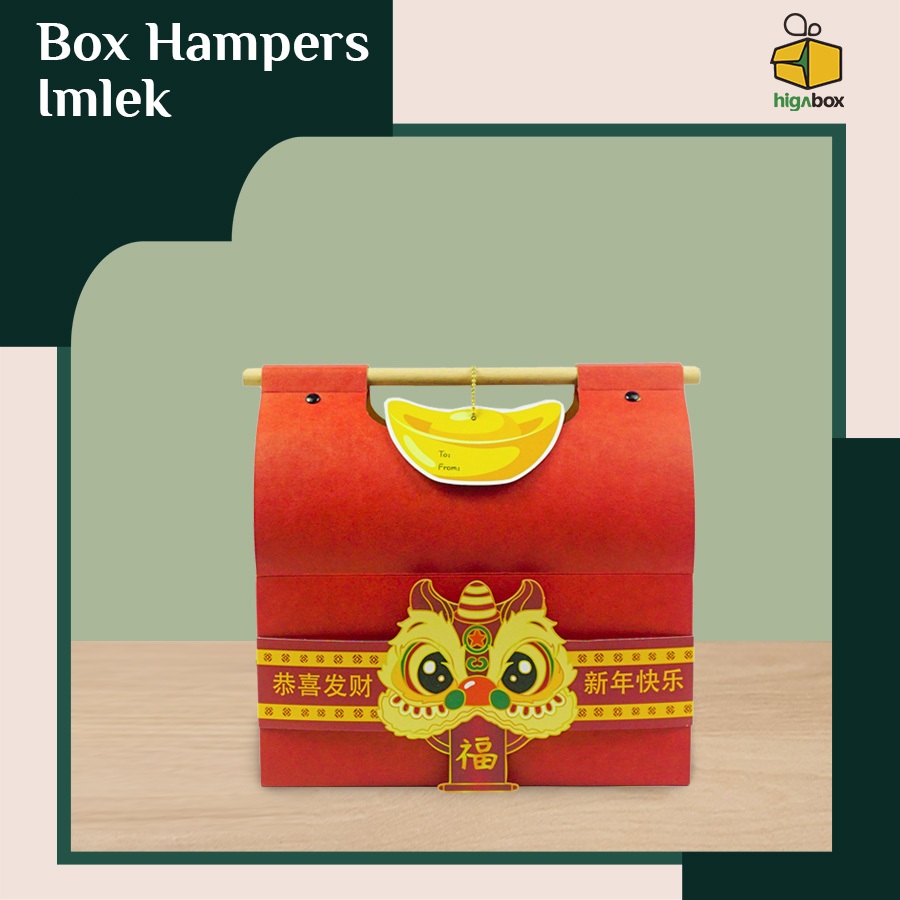 Cny Chinese New Year Hampers Box / Chinese New Year Paper Bag / Chinese ...
