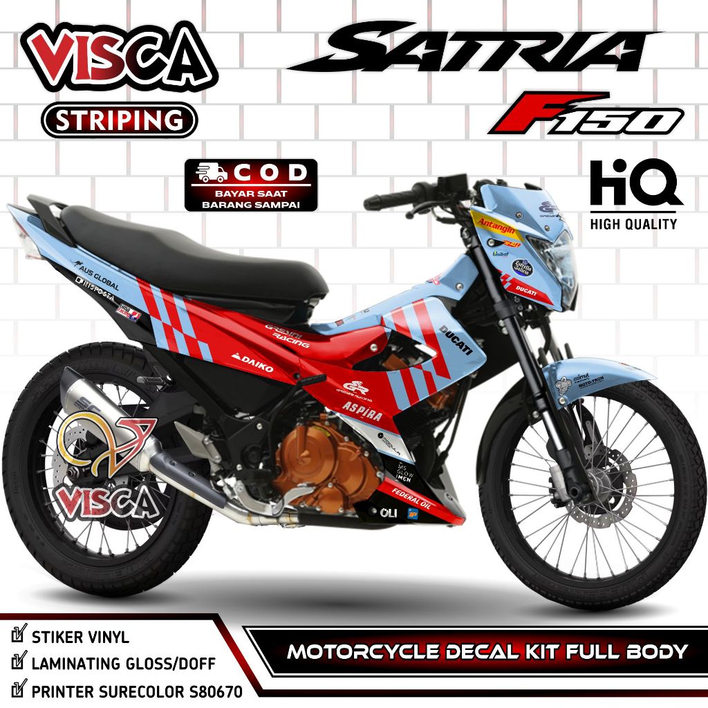 Satria FU Facelift Full Body Decal - Satria FU Facelift Full Body ...