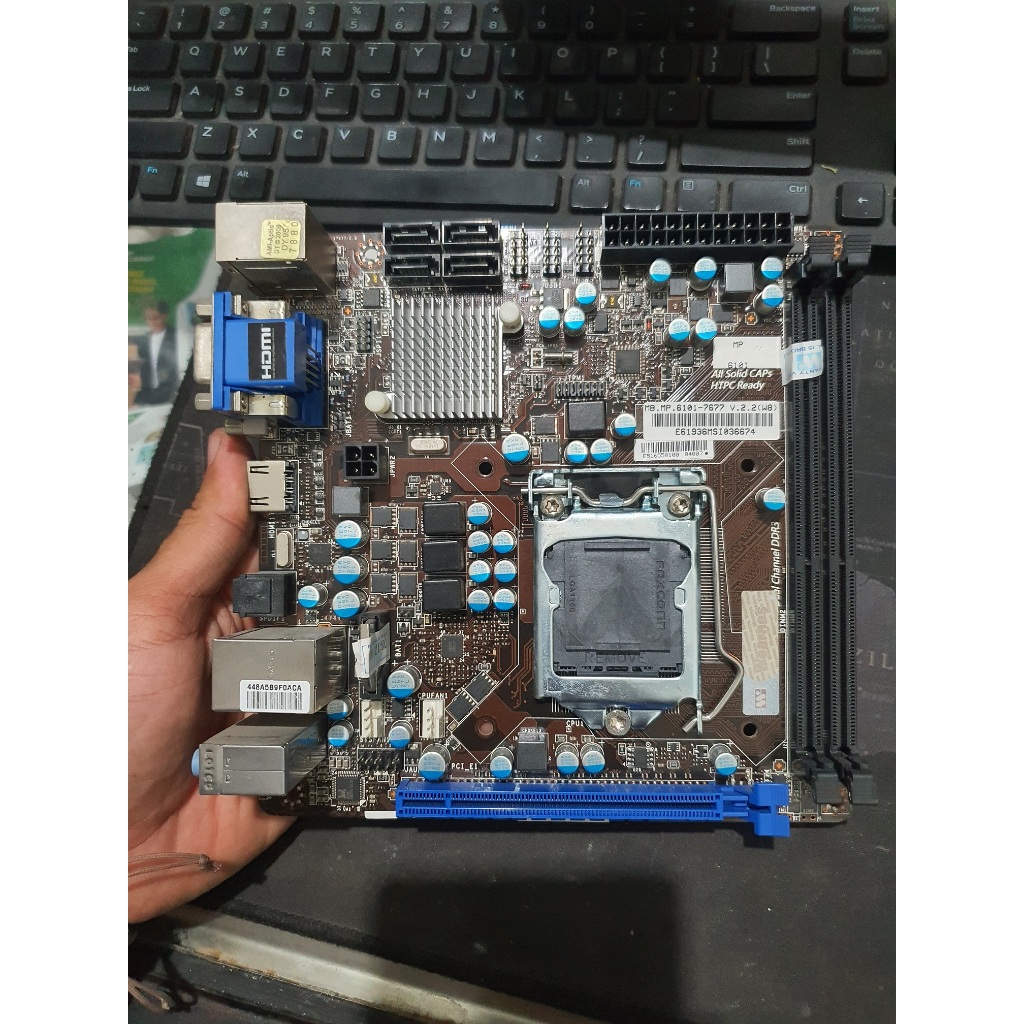 Mobo H61 WEARNES MINI ITX SOCKET 1155, MOTHERBOARD WEARNES MINI ITX PC ...