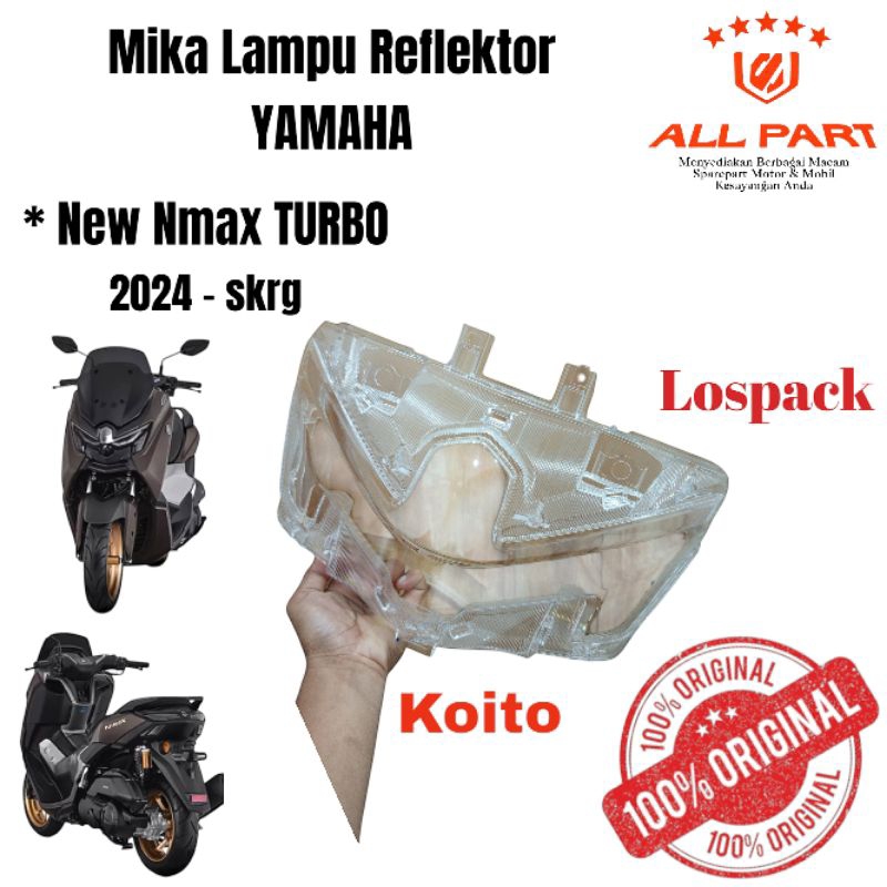 ( Original) Mica reflector headlamp yamaha New Nmax TURBO Neo 2024 ...