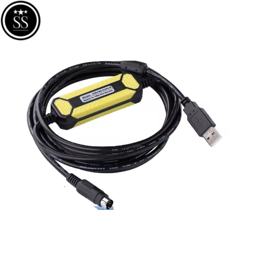 FX-USB-AW USB-SC09-FX PLC data Programming Cable FOR MITSUBISHI FX PLC ...