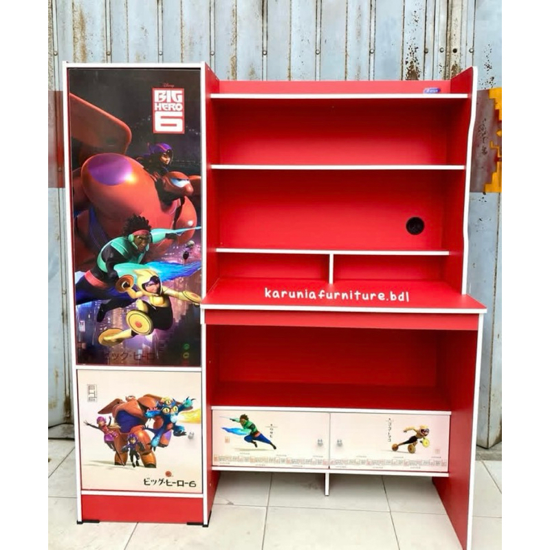 Children's study table | Character study table | GLASS STUDY TABLE ...