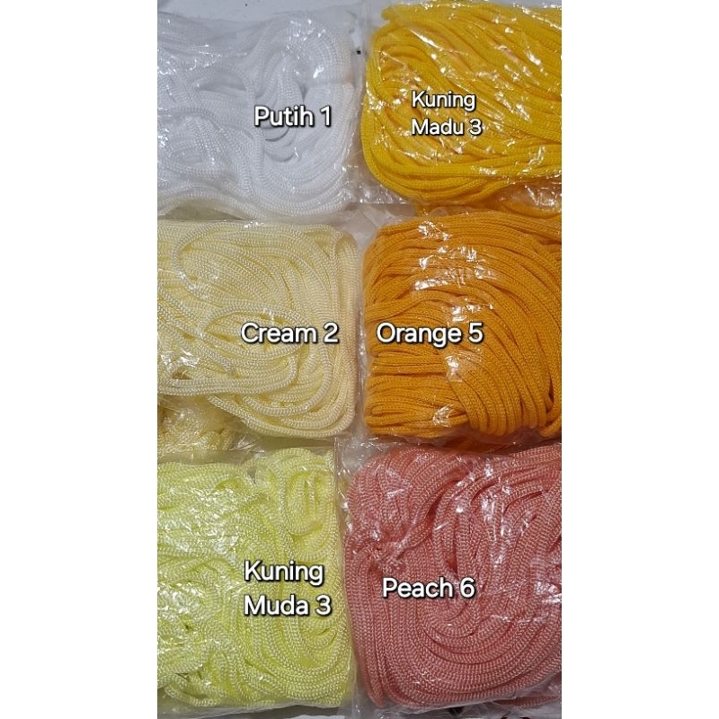 Kur Rope / Craft Rope / Filamin Kur Rope (Per 5 Meters) | Shopee ...