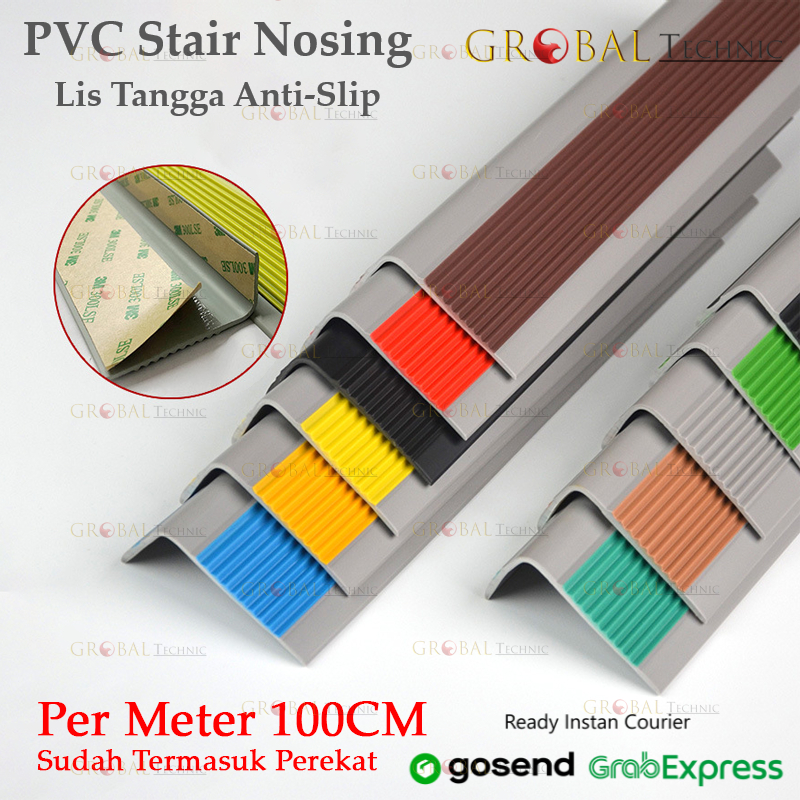 Anti-slip Stair Sticker Step Nosing Corner Strip Protector | Shopee ...
