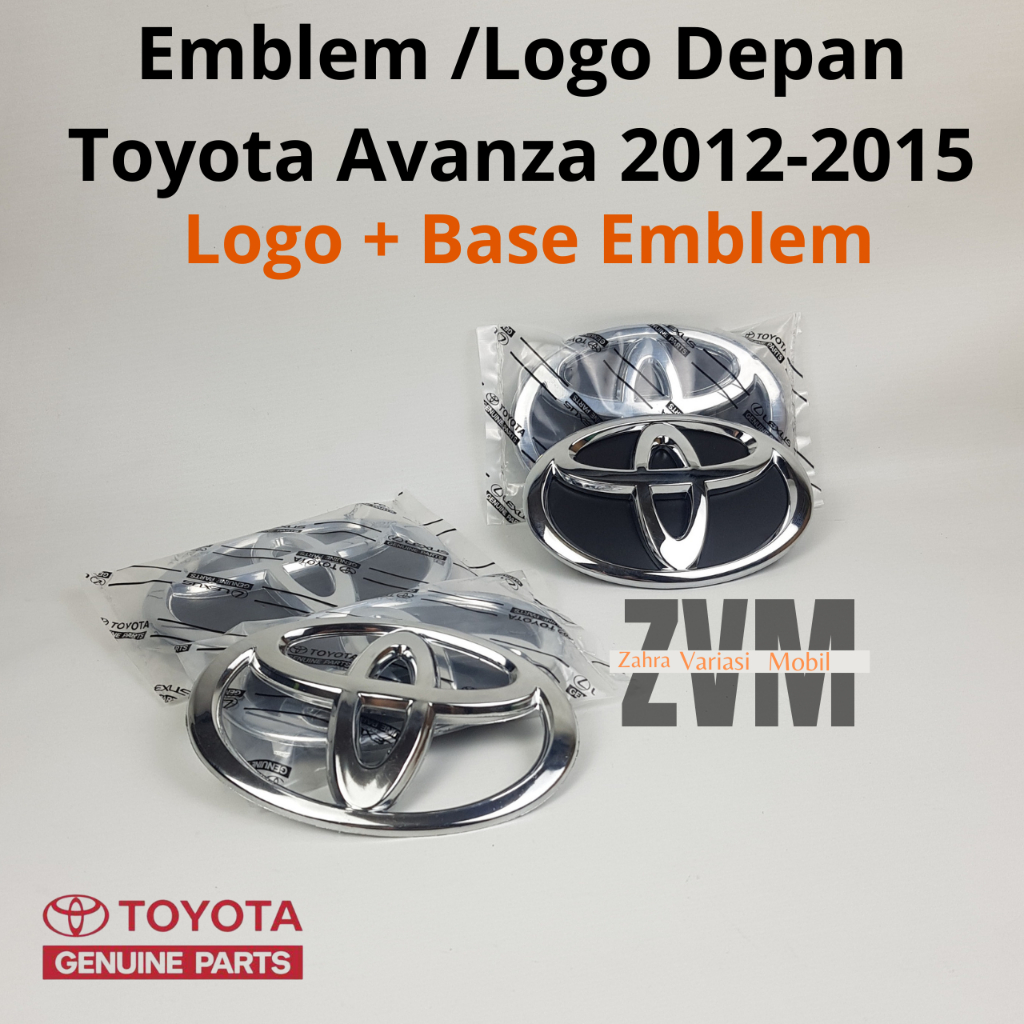 Complete Avanza Front Logo Emblem 2012-2015/ 2015 Toyota Avanza Front ...