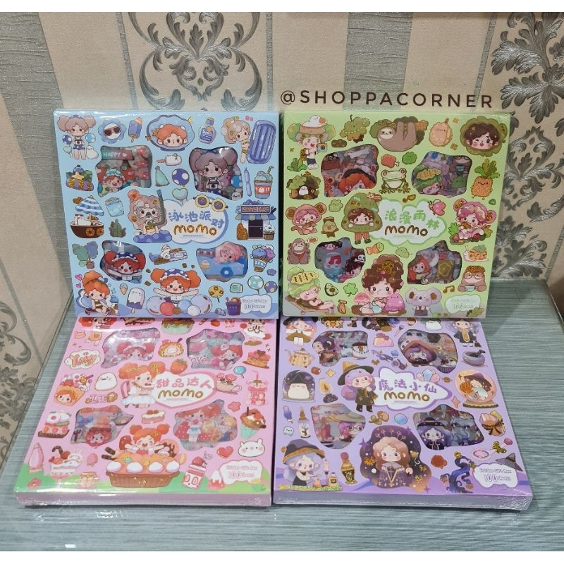 Momo STICKER ORIGINAL VIRAL STICKER Box VIRAL STICKER Box VIRAL STICKER ...