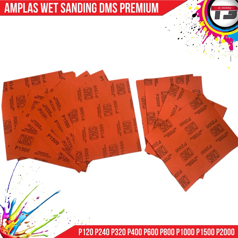 DMS PREMIUM sandpaper wet sanding waterproof sheet PREMIUM ceramic ...