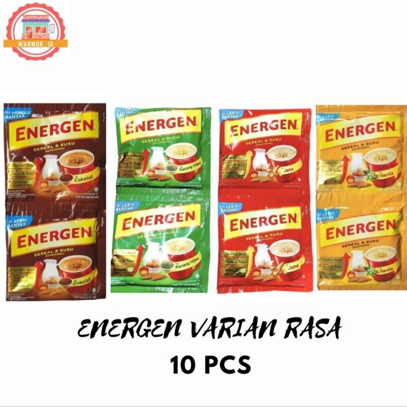 Energen Cereal Flavor Variant (10 sachets/1 packet) | Shopee Philippines