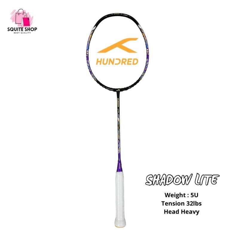 HUNDRED SHADOW LITE ORIGINAL BADMINTON RACKET | Shopee Philippines