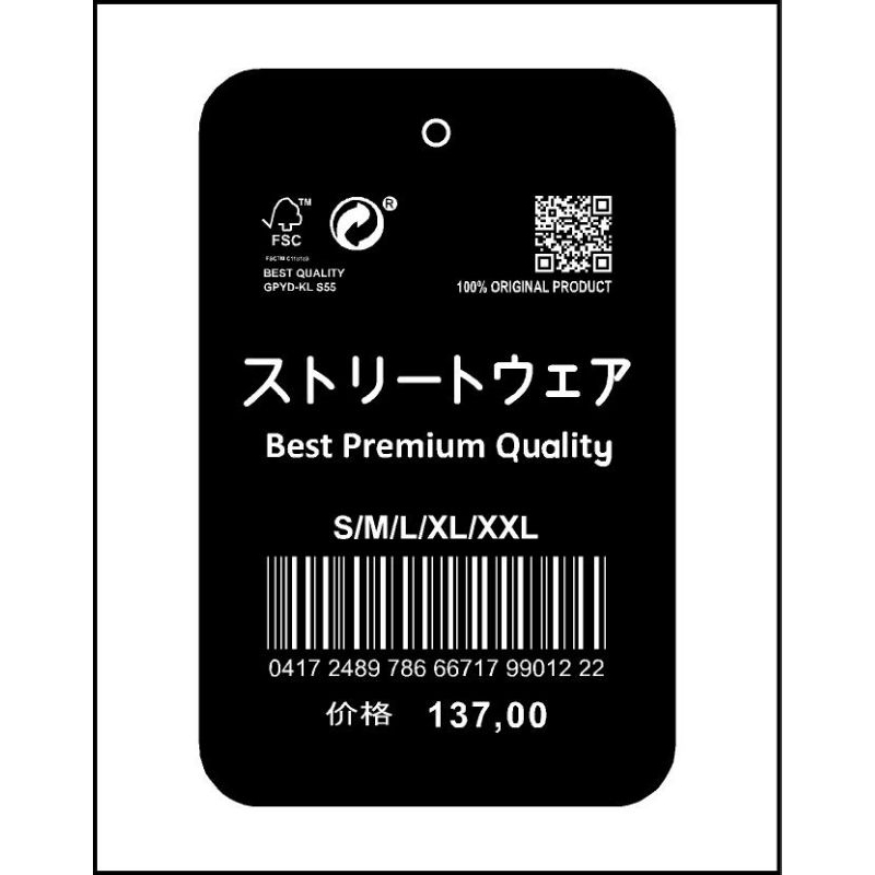 Hang TAG Clothes Price TAG 137 Contents 100 pcs | Shopee Philippines