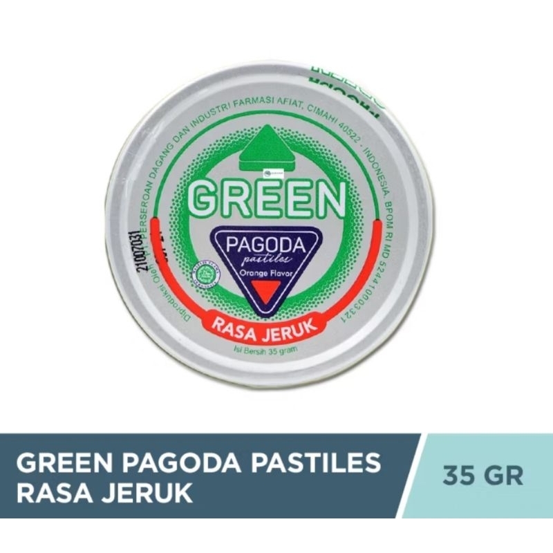 Pagoda Pastilles Green Candy 35g | Shopee Philippines