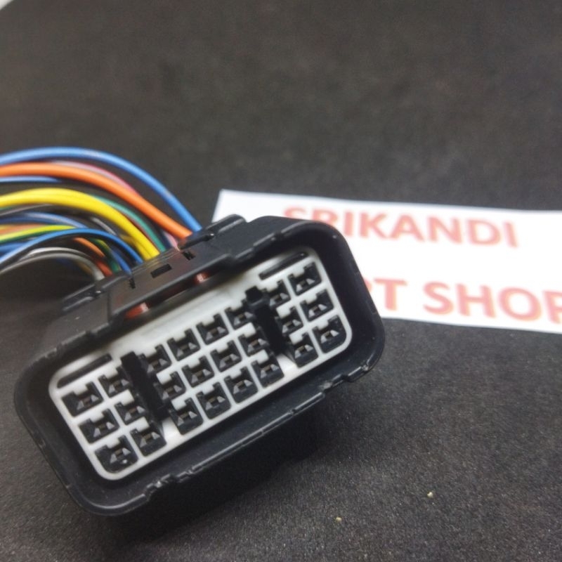 Original yamaha mio m3 ECU ECM CDI cable socket, body cable cut, code ...