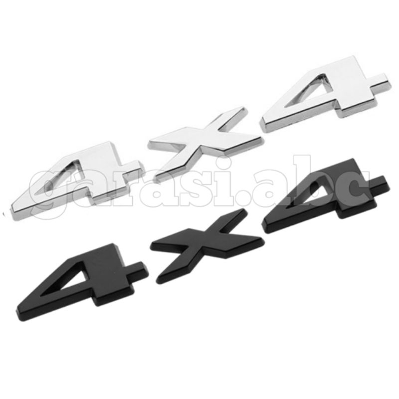 4x4 Badge Emblem Sticker 4x4 Embossed Iron Material 3D Sticker Writing ...