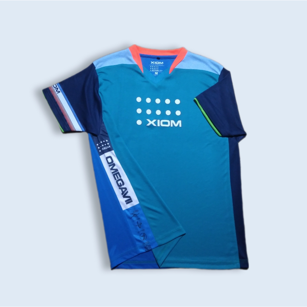 Xiom - Table Tennis / Pingpong / Table Tennis T-shirt / Jersey - Tosca blue | Shopee Philippines