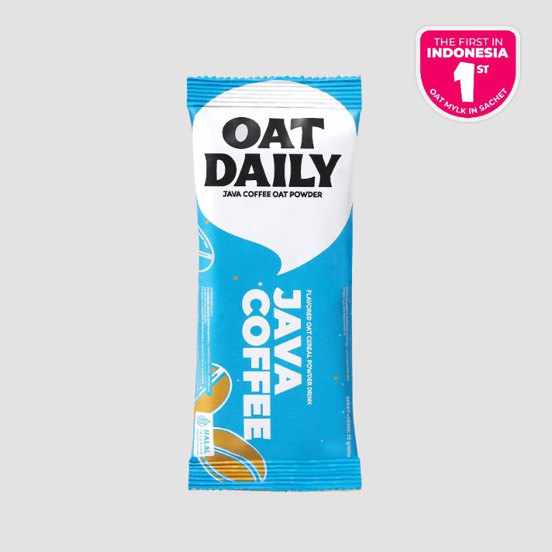 Oat Daily Flavored Oat Powder Java Coffee Sachet 25g Contains 8pcs And ...