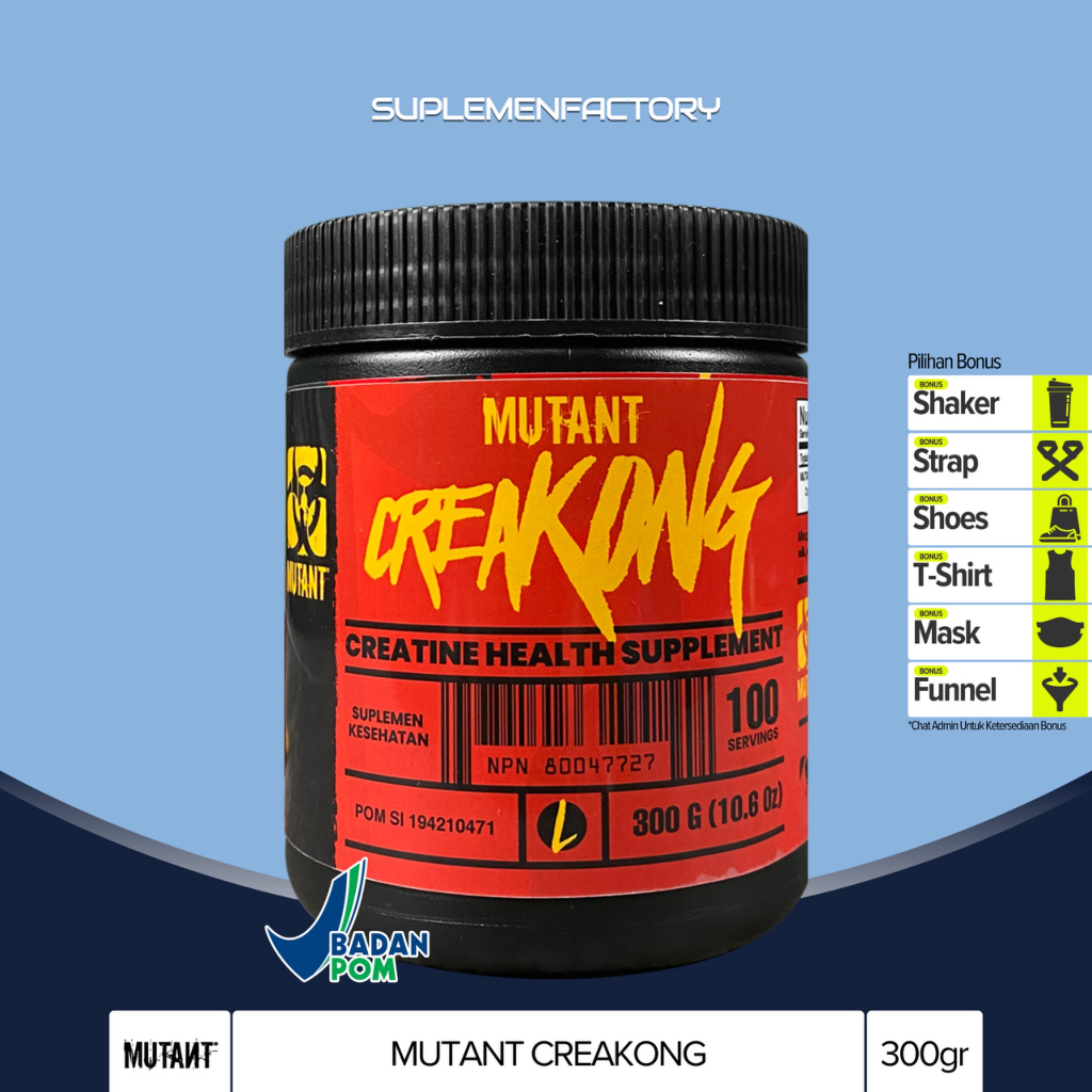 Mutant Creakong 300gram Creatine 100serving | Shopee Philippines