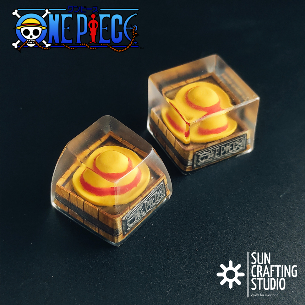 Artisan Keycap One Piece Custom Keyboard Keycaps Anime Hat Luffy ...