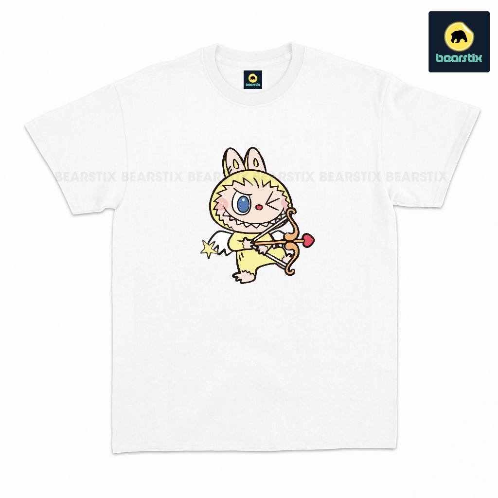 Labubu Yellow T-Shirt - Labubu Macarons T-Shirt - Casual Clothes ...